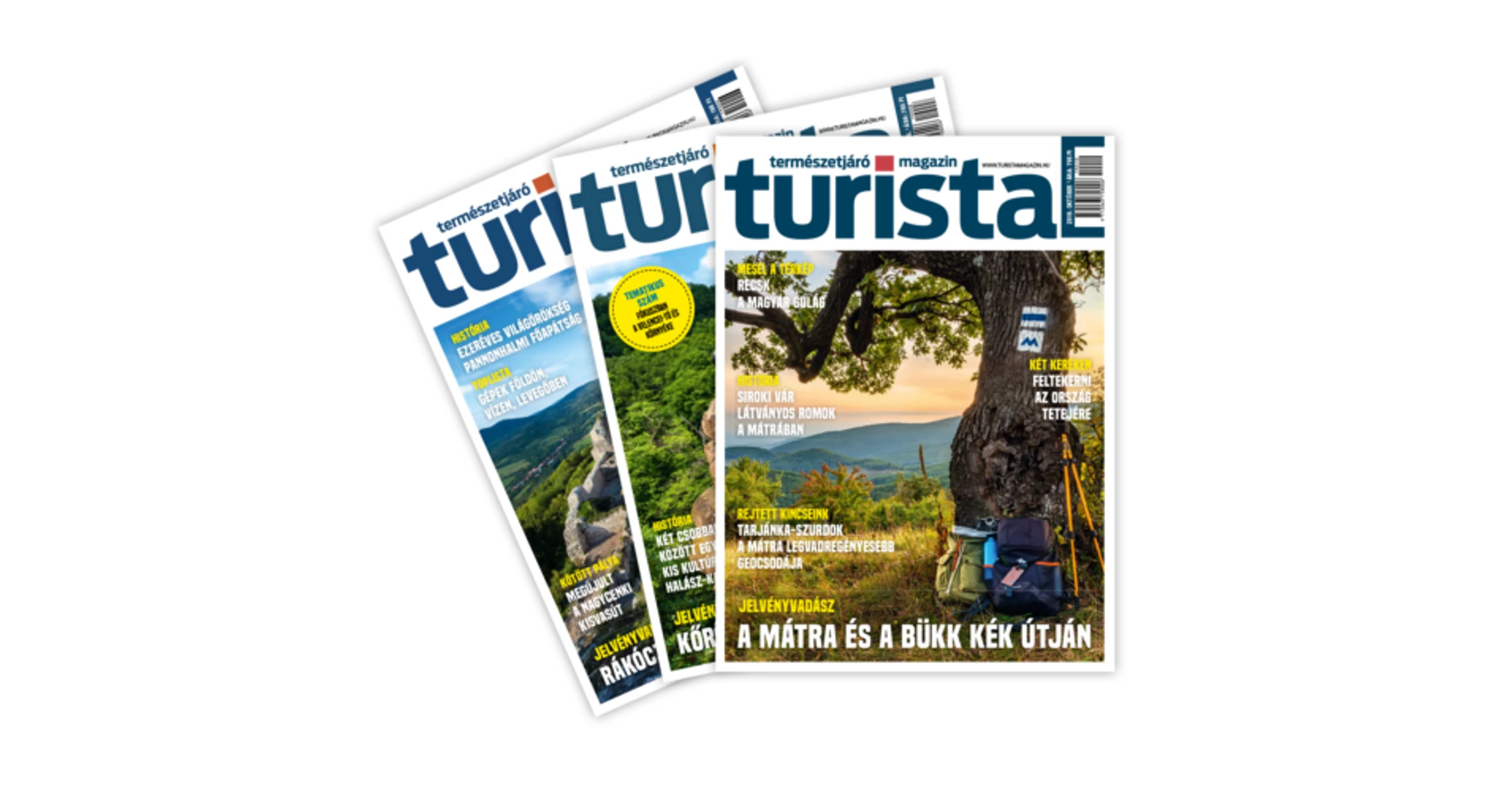 2025.évi Turista magazin FÉLÉVES előfizetés (3 lapszám) - Előfizetés - TuristaShop